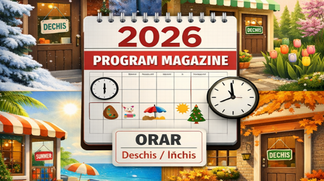Programul magazinelor de sărbători în anul 2026 | Tipli