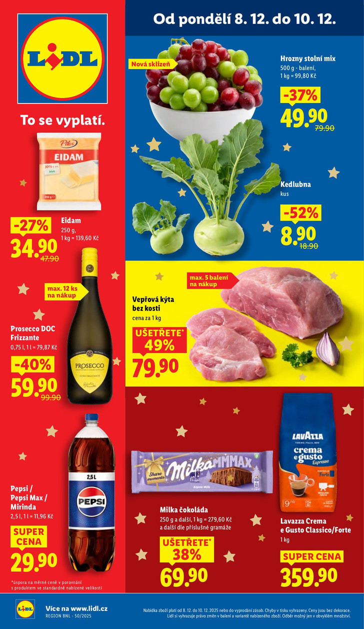 Lidl.cz leták aktuální od pondělí 8. 12. do středy 10. 12. 2025