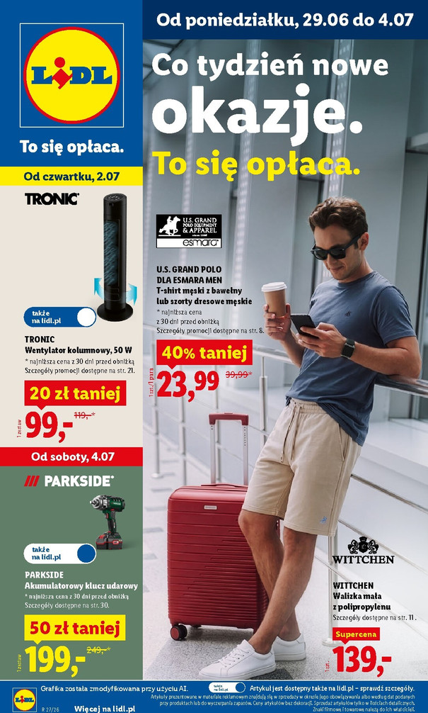 Lidl gazetka aktualna od poniedziałku 29. 6. do soboty 4. 7. 2026