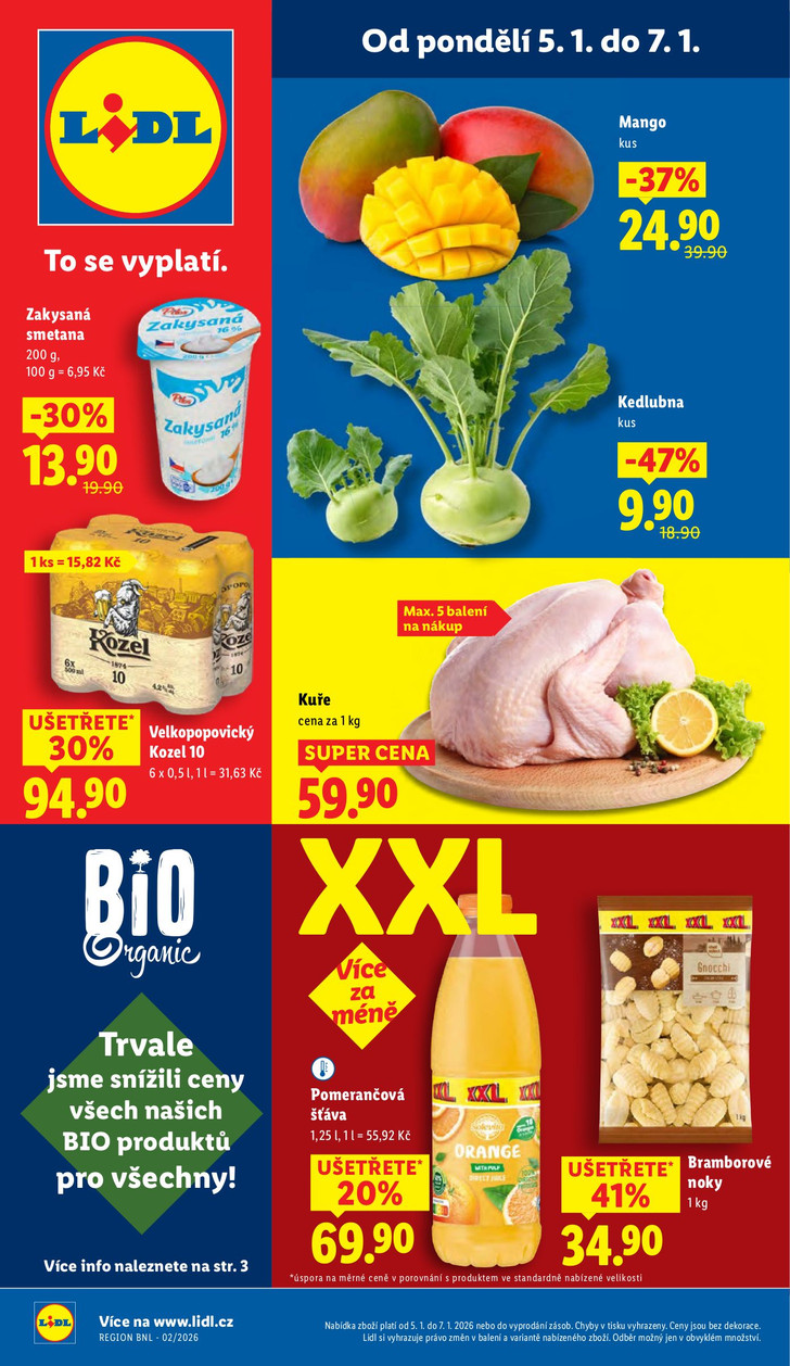 Lidl.cz leták aktuální od pondělí 5. 1. do středy 7. 1. 2026